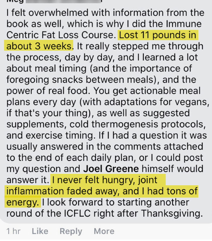 The Immunity Code – Joel Greene – Use AIMEE15 to save 15% – Happivize